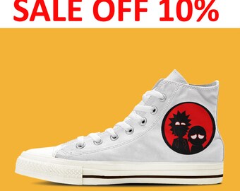 Rick and morty shoes | Etsy