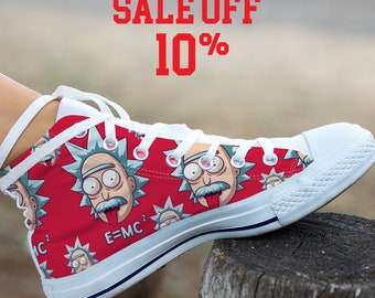 Rick and morty shoes | Etsy