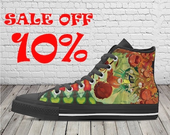 Rick and morty shoes | Etsy