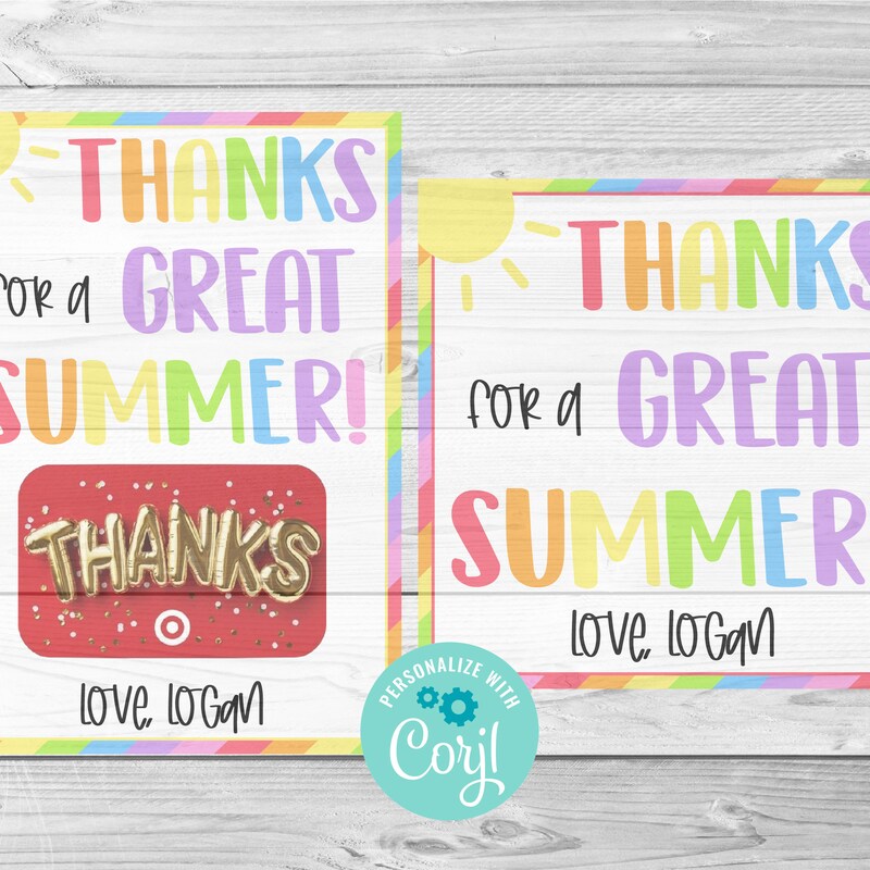Summer Thank You - Etsy