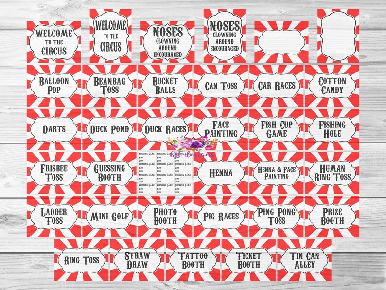 Carnival 2 Signs, Carnival, Digital, Instant Download - Etsy