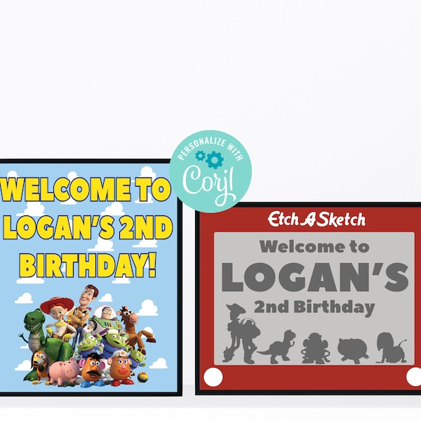 Toy Story Banner - Etsy