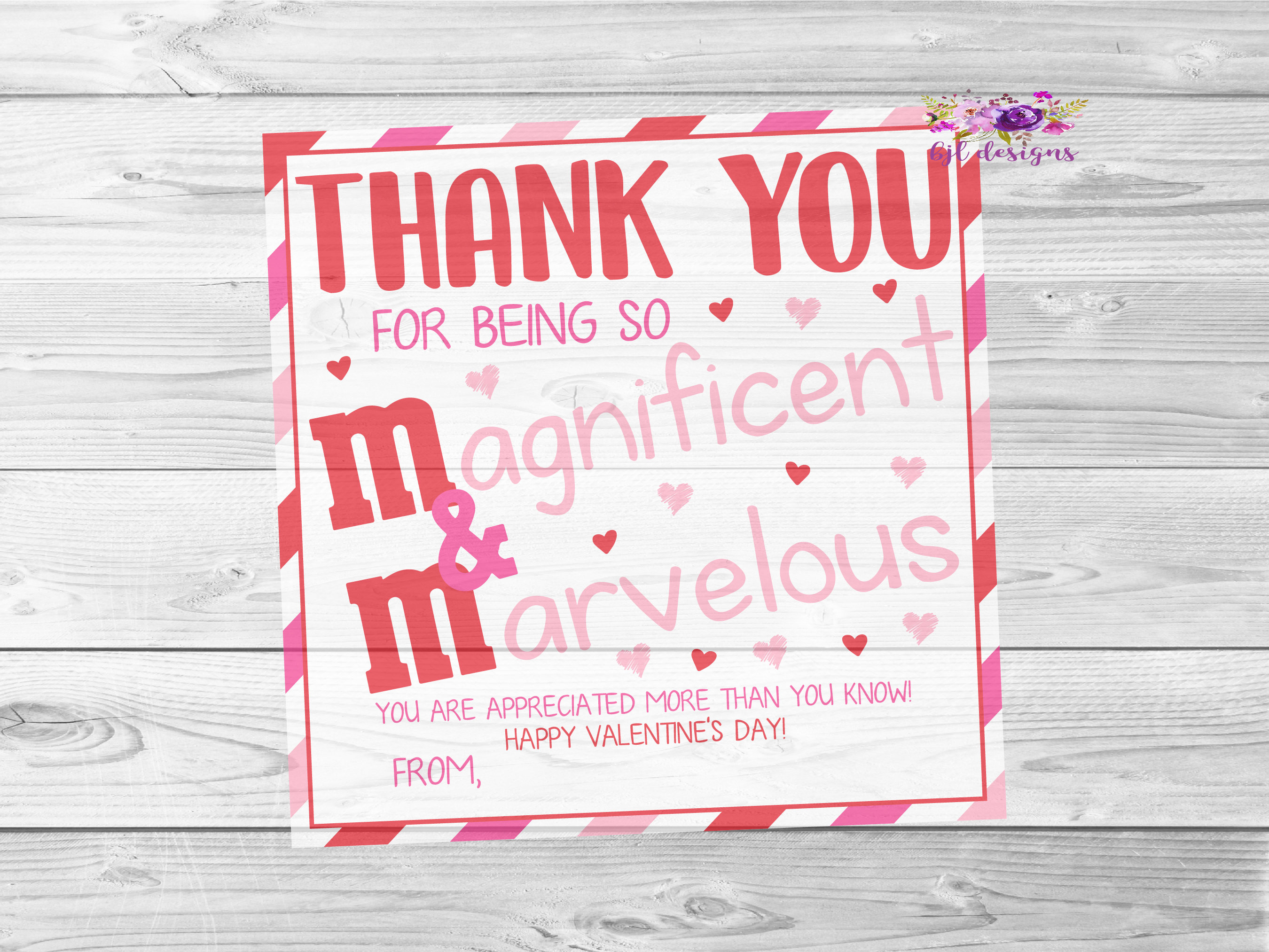 M&M Valentine's Card, Valentines Day, Valentine Card, Digital, Instant ...