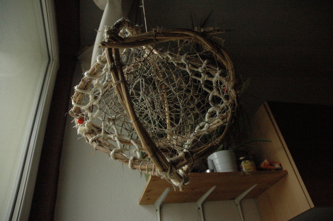 Dreamcatcher "kugel-schnute" Nature - Wood - 3D - Etsy