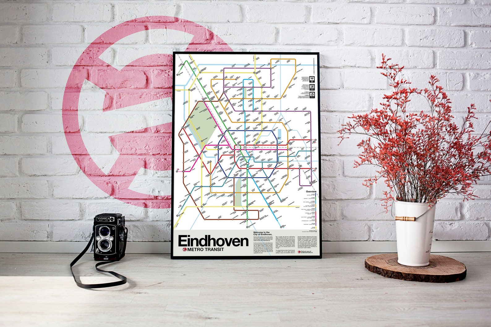Eindhoven Metro Transit Map | Etsy