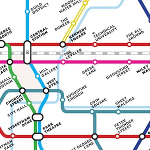 Eindhoven Metro Transit Map - Etsy