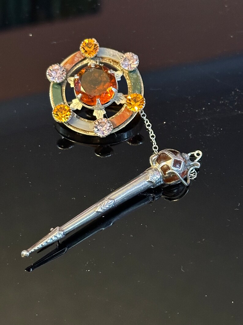 A Beautiful Antique Victorian Scottish Silver Kilt Pin in Very Good ...