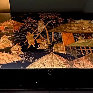 A Rare Napoleon III Chinoiserie Paper Mache Large Box - Etsy