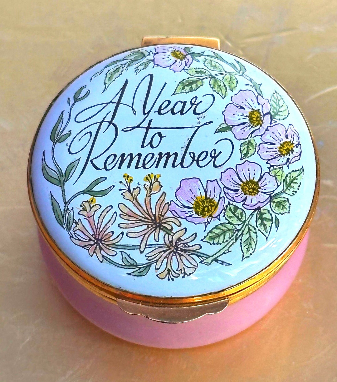 Stunning Crummies Enamel Trinket Box - Etsy