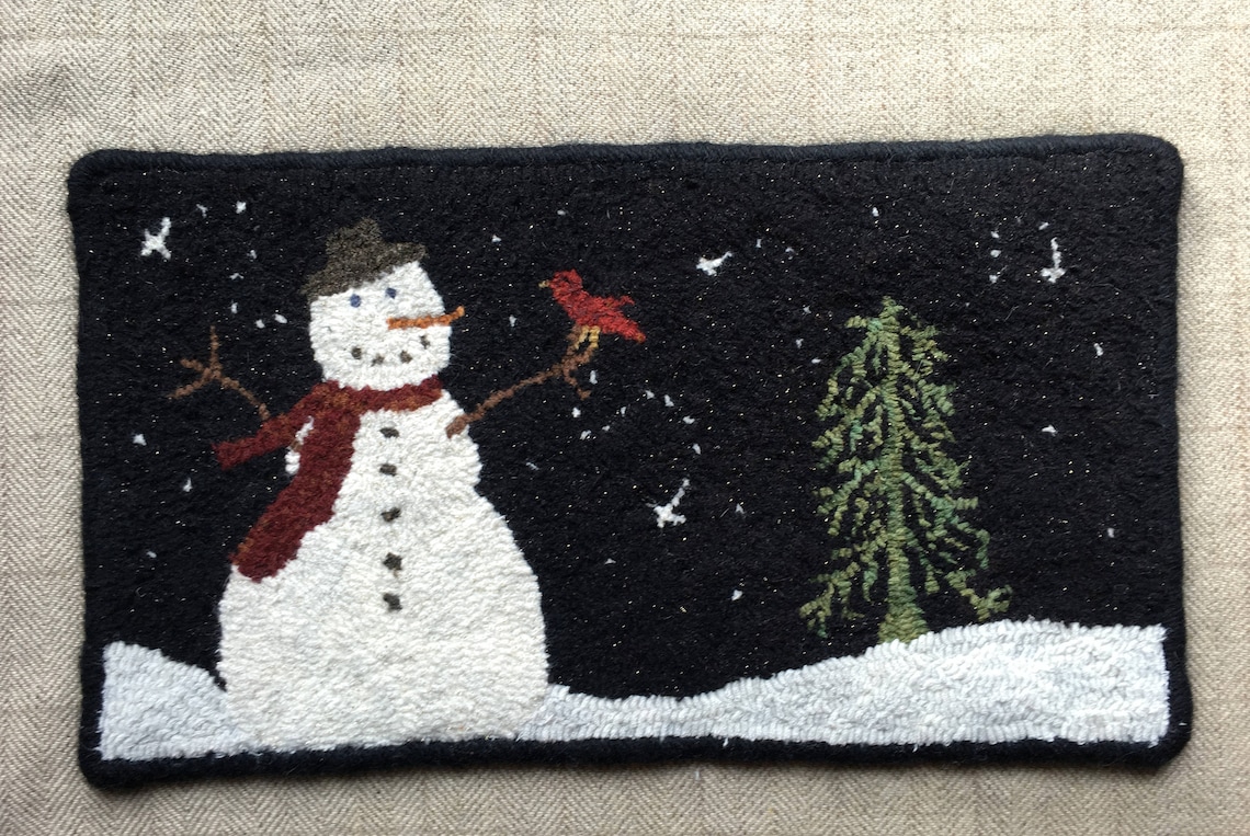 Rug Hooking Kit "winter Wonder" - Etsy