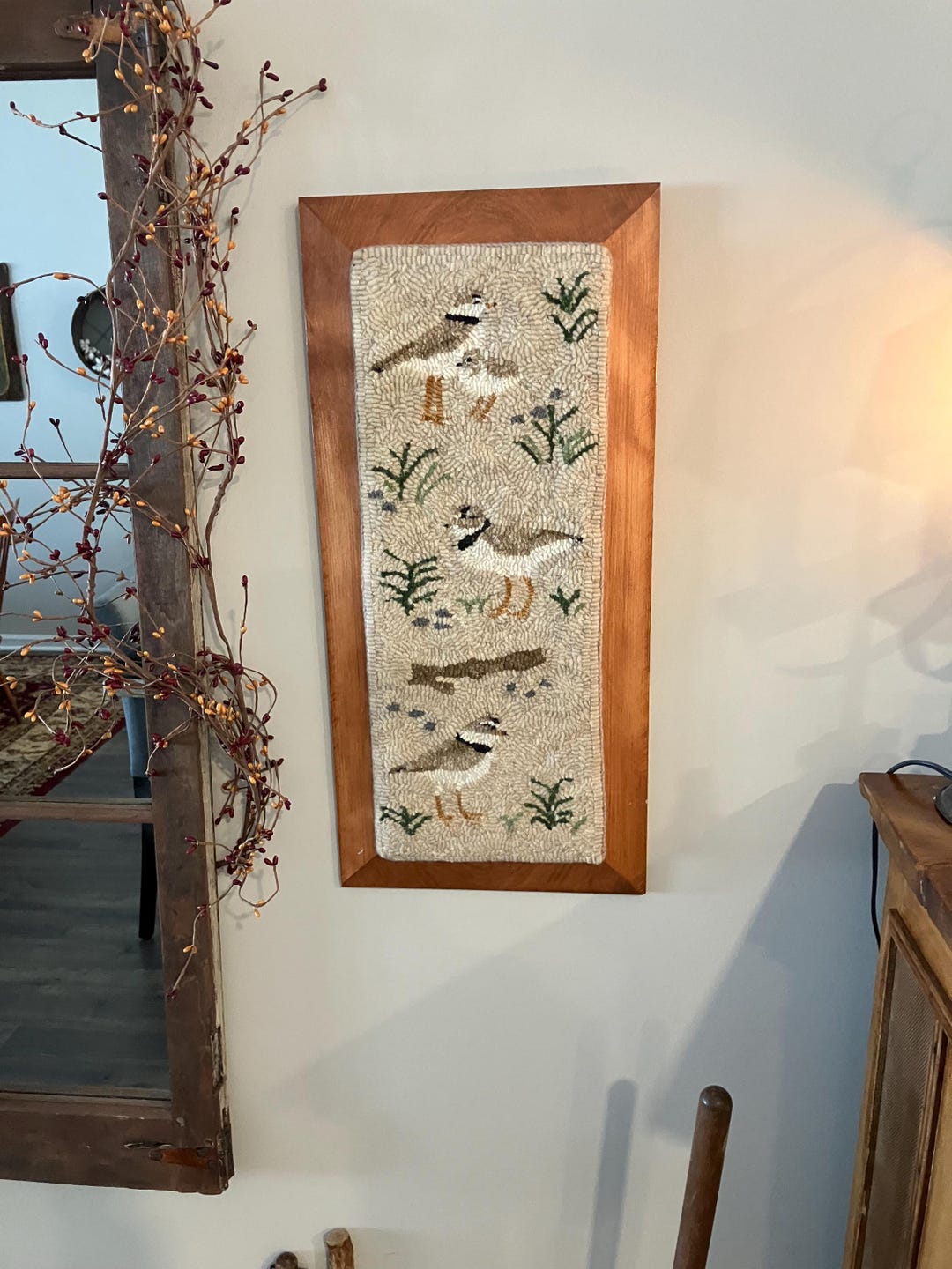 Rug Hooking Kit And/or Pattern "piping Plovers" - Etsy