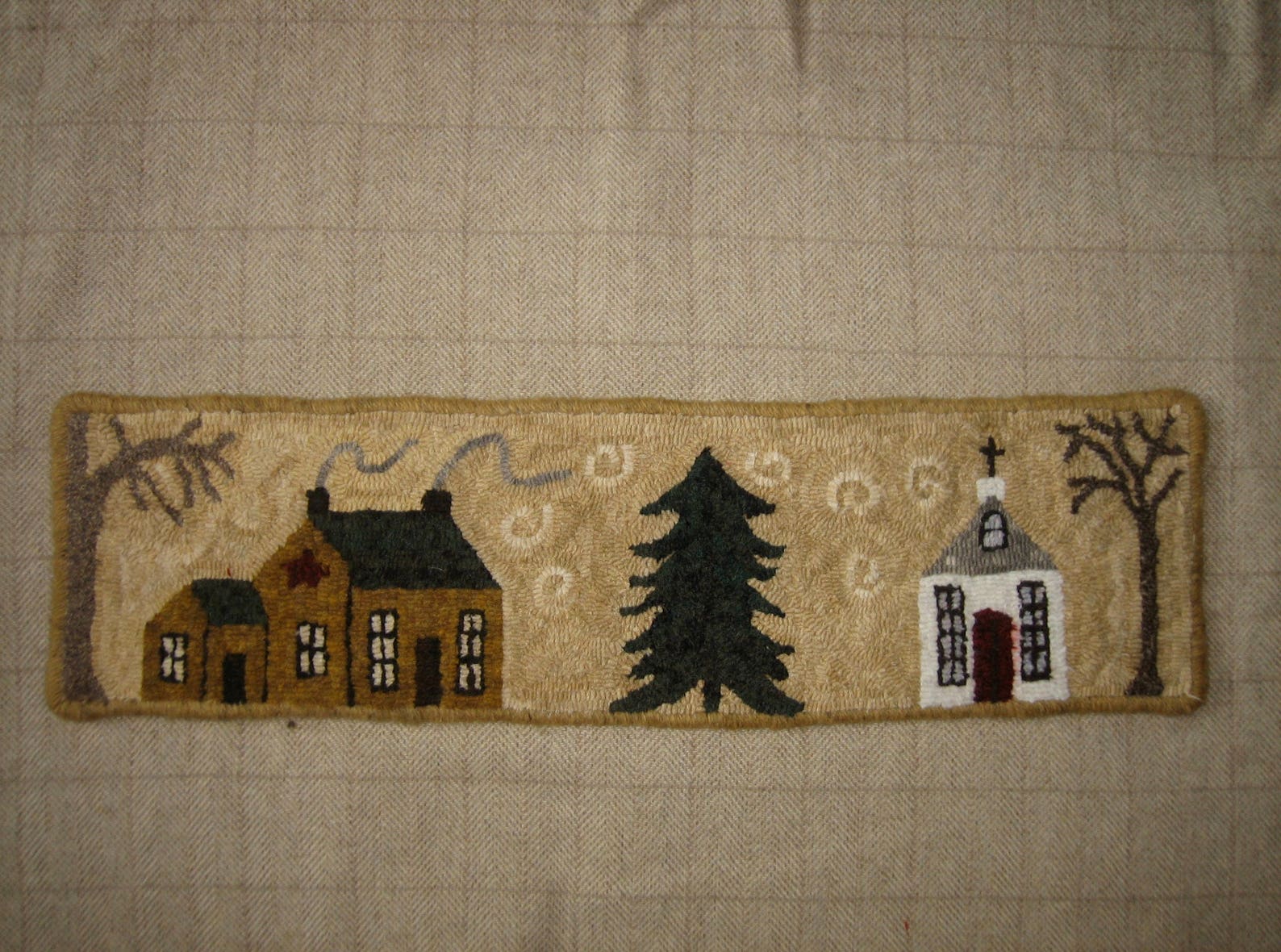 Primitive Rug Hooking Kit "hometown" - Etsy