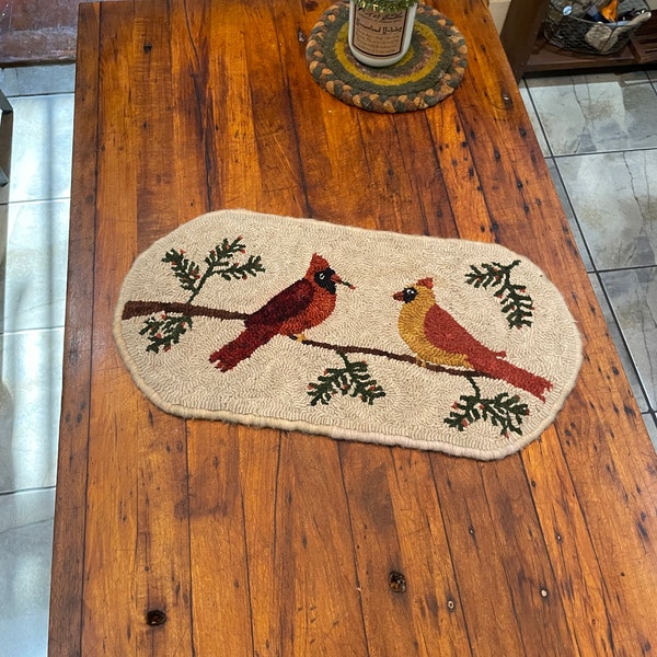 Primitive Hooked Rug - Etsy