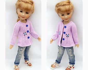 KNITTING PATTERN Ruby Red Fashion Friends 37 Cm / 14.5, Vidal Rojas 41 ...