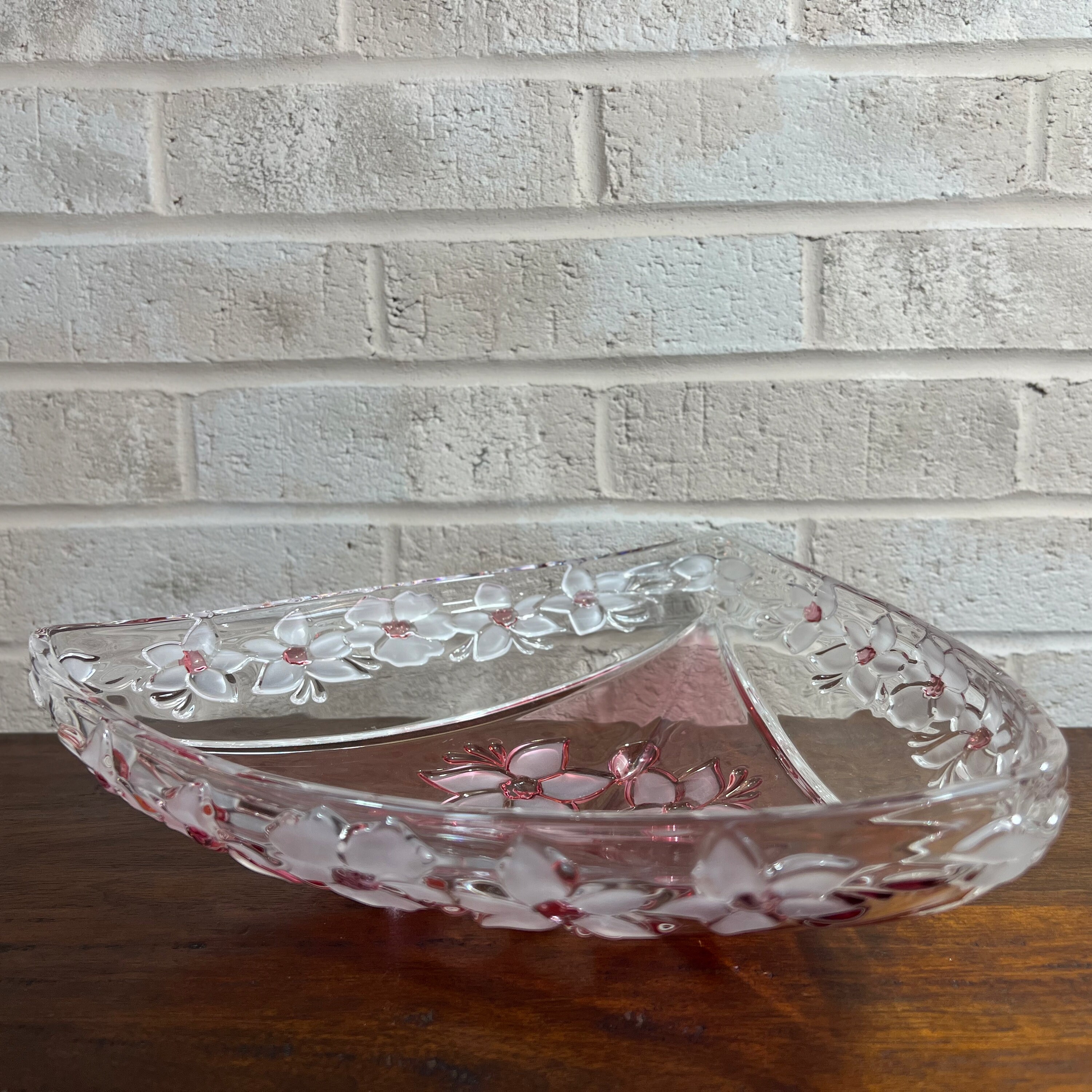 Vintage Mikasa Pink Flower Center Bowl - Elegant Home Decor for ...