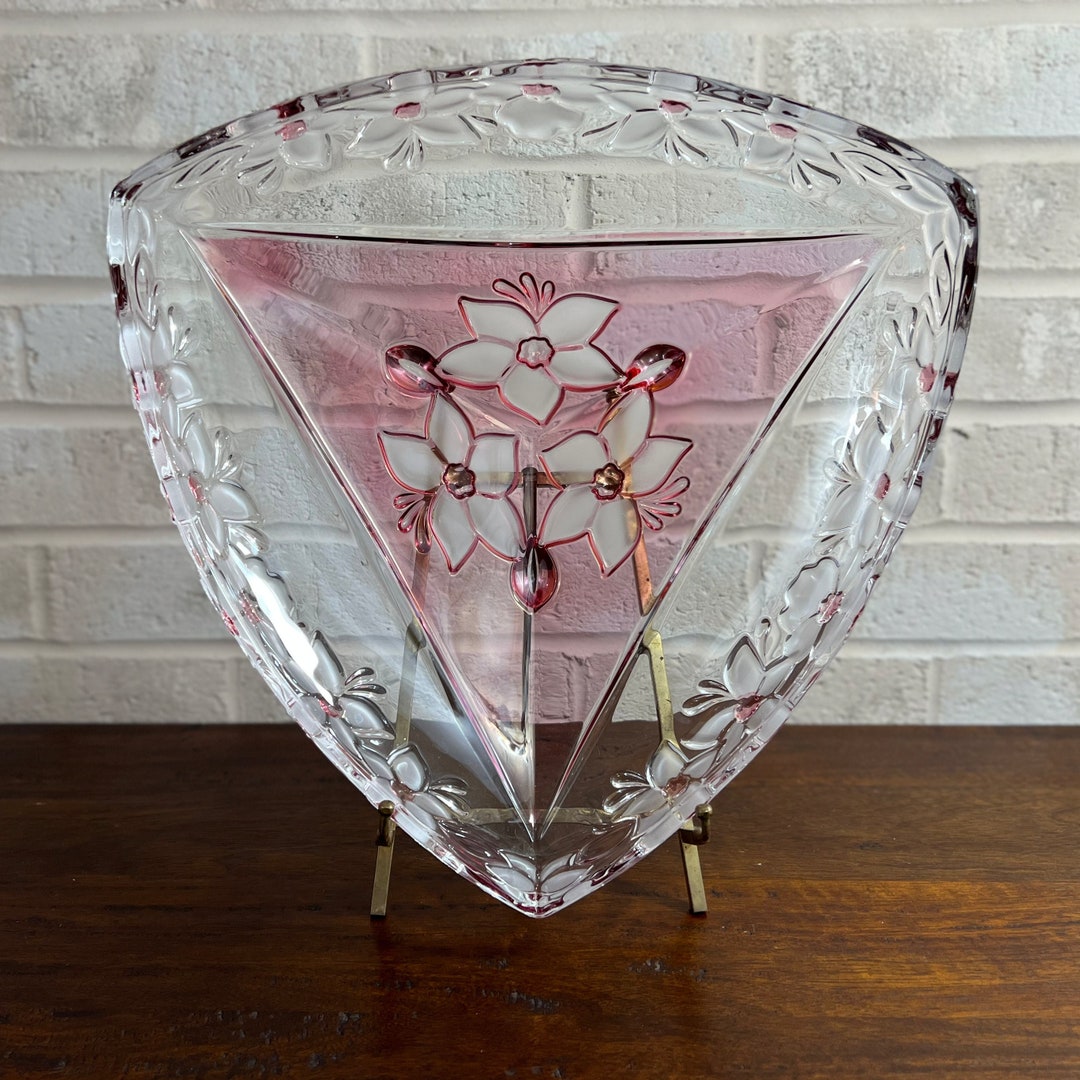 Vintage Mikasa Pink Flower Center Bowl - Elegant Home Decor for ...