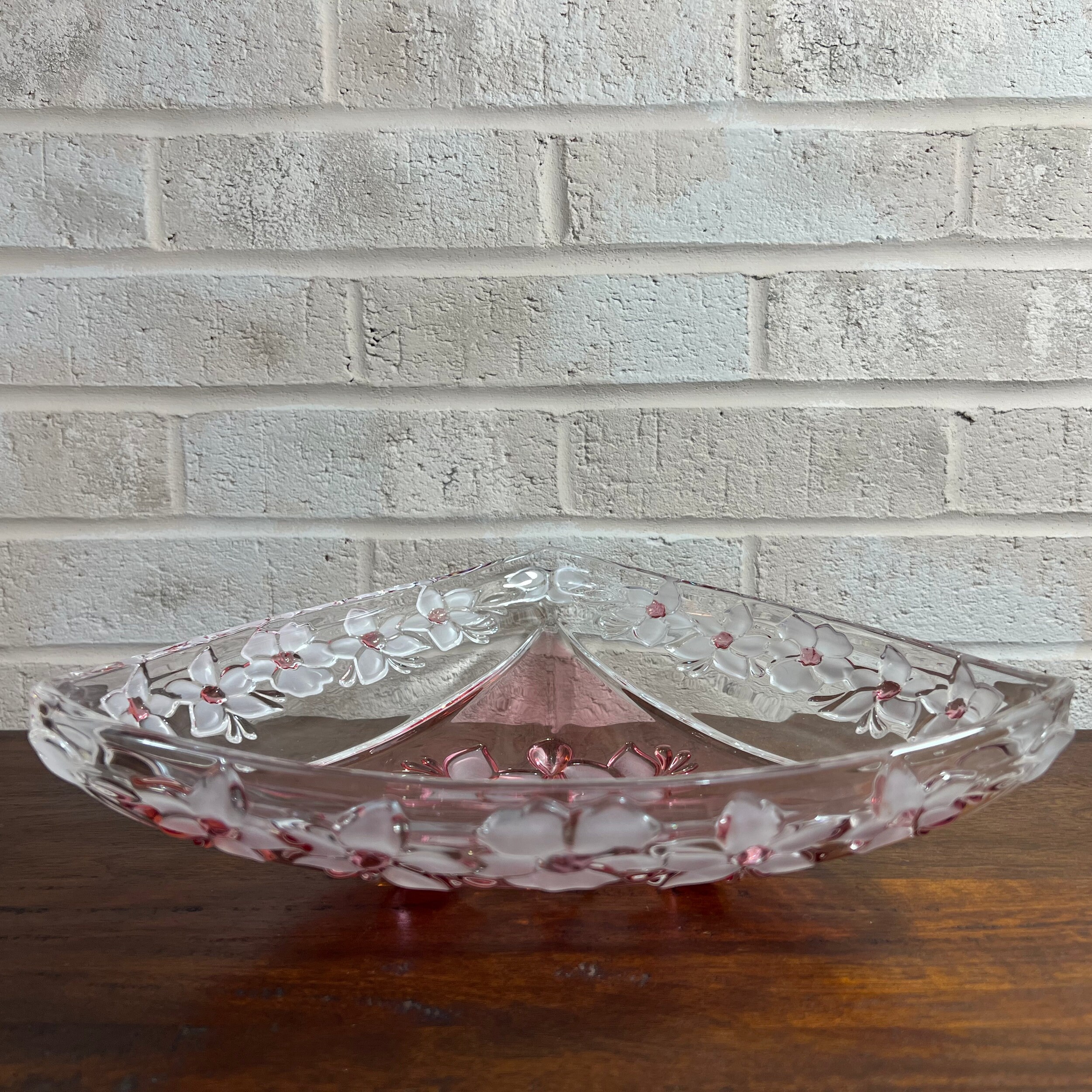 Vintage Mikasa Pink Flower Center Bowl - Elegant Home Decor for ...