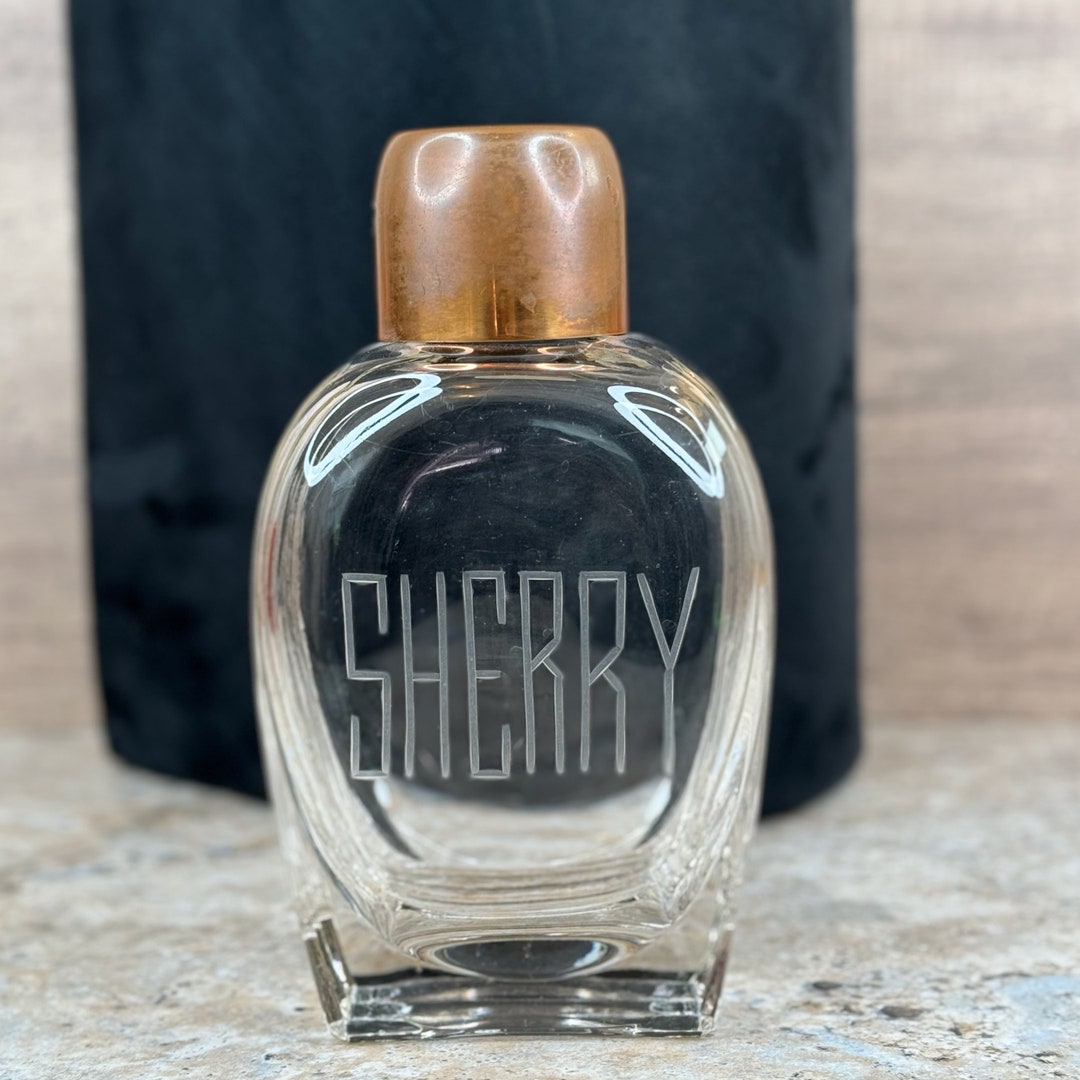 Vintage Crystal Sherry Decanter With Stopper - Unique Barware Gift Idea ...