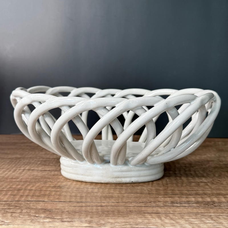 Ceramic Basket - Etsy