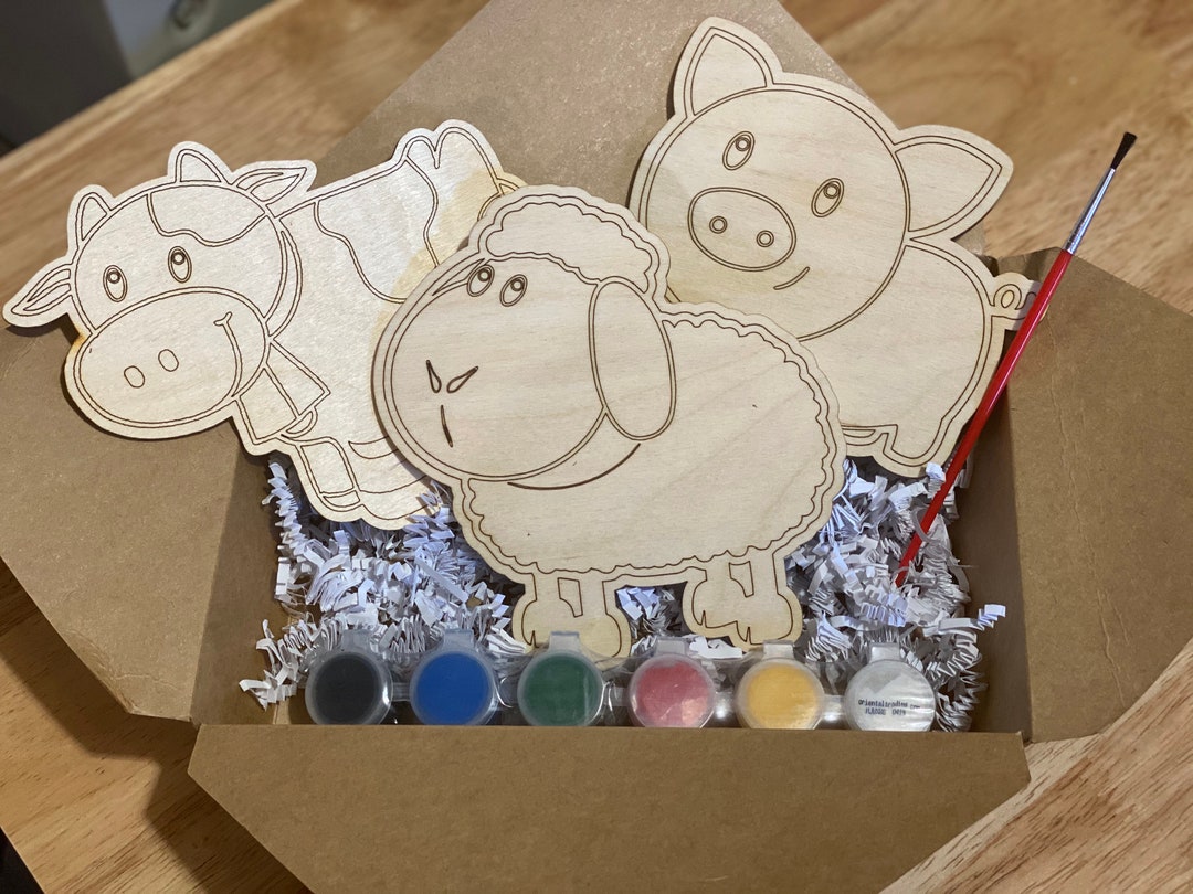 Farm Animal DIY Craft Pack - Etsy