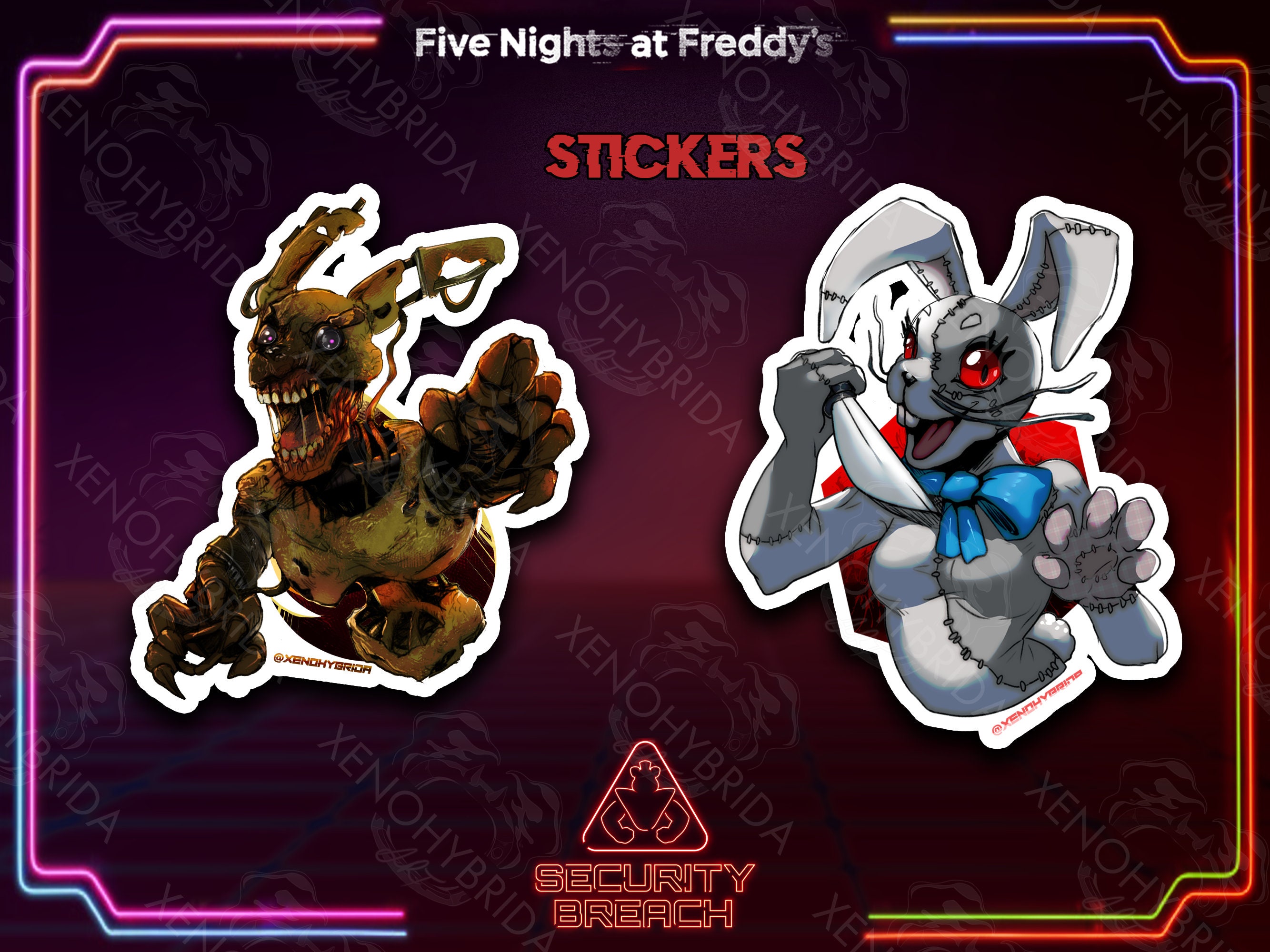FNAF Stickers & Pins - Etsy