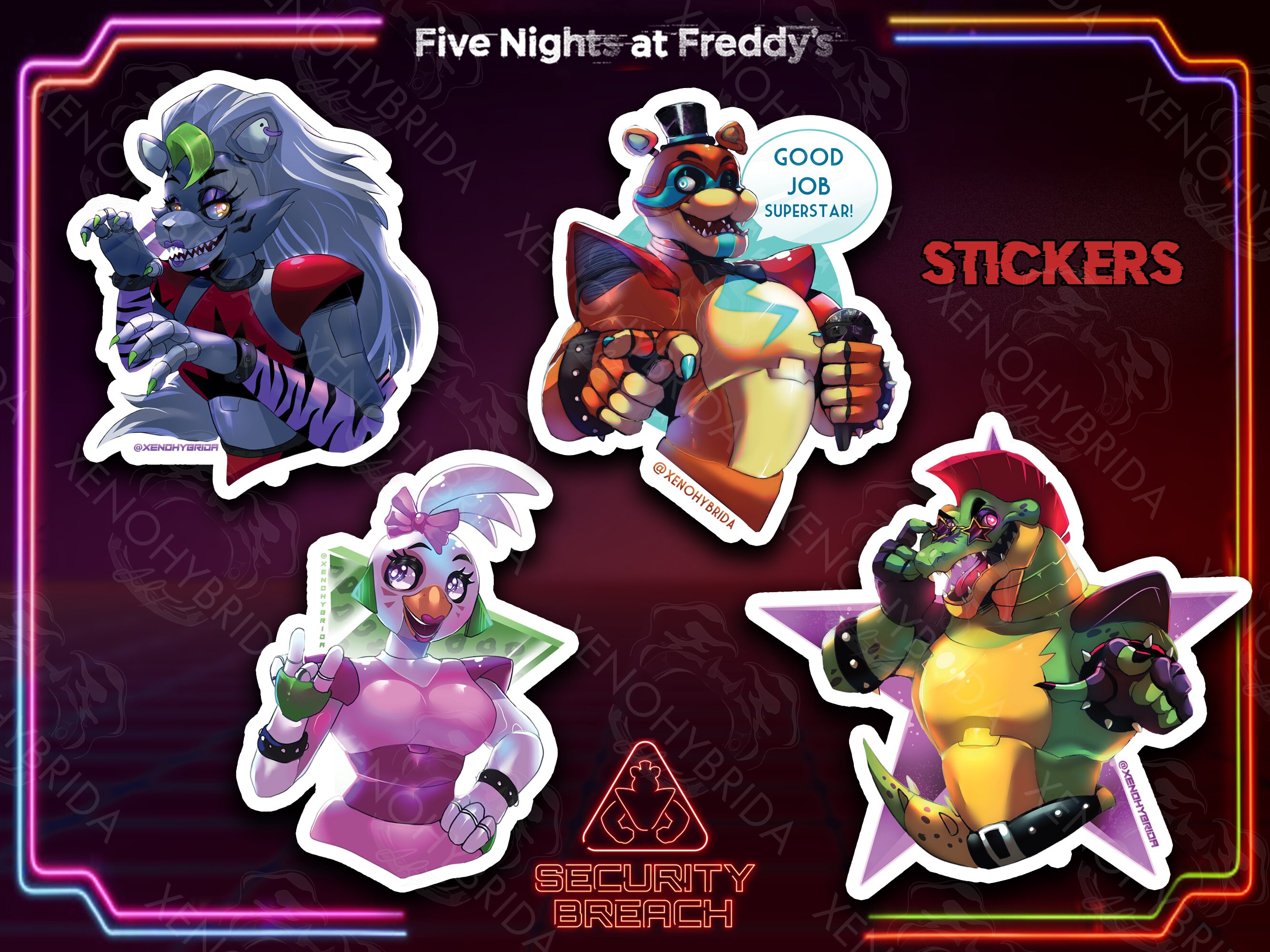 FNAF Stickers & Pins - Etsy
