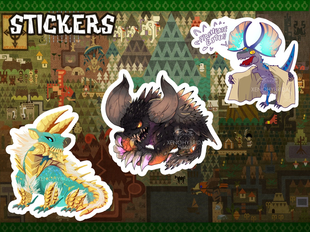 Monster Hunter Stickers - Etsy