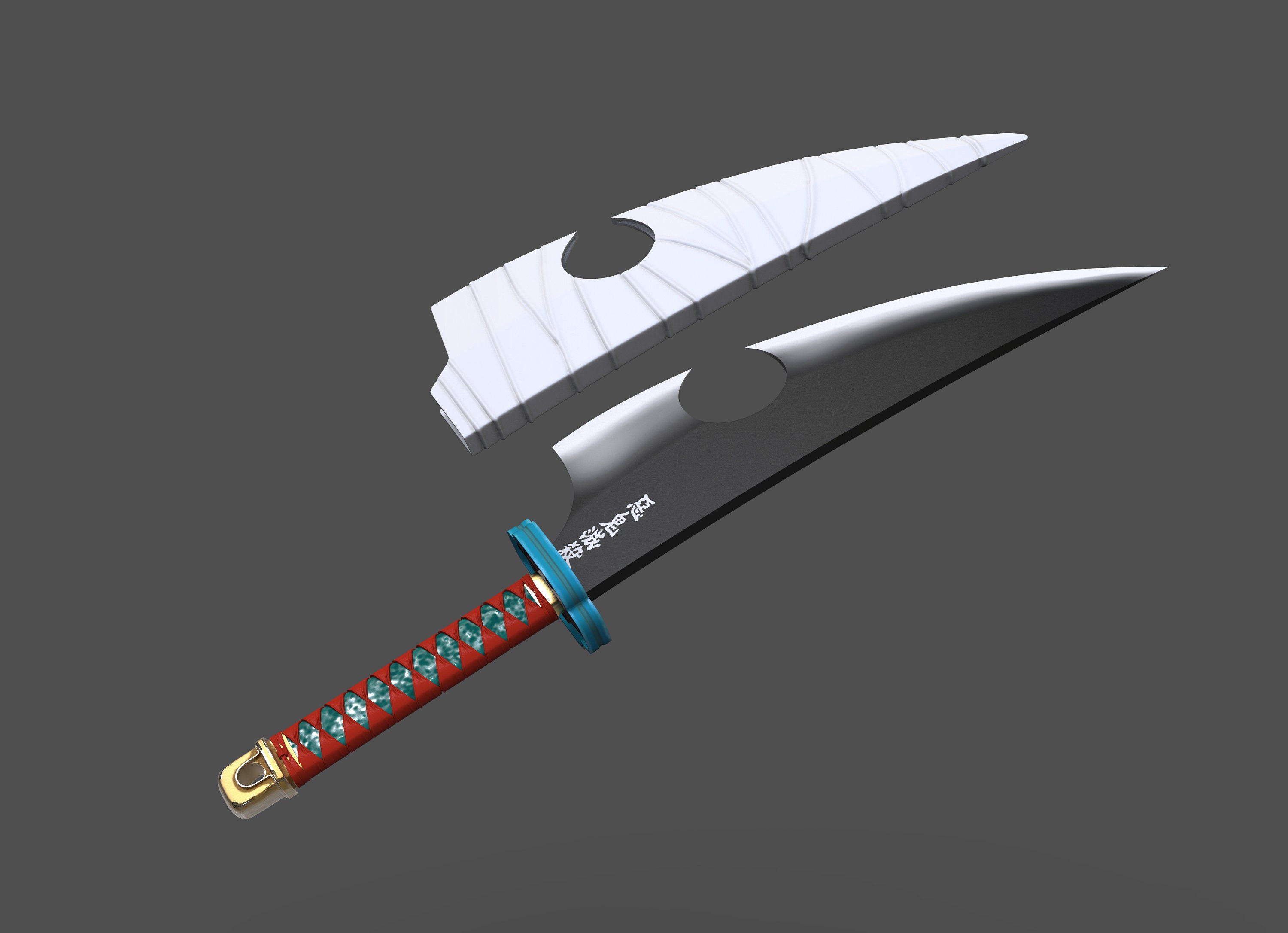 Uzui Sword 3D Printing STL Files - Etsy