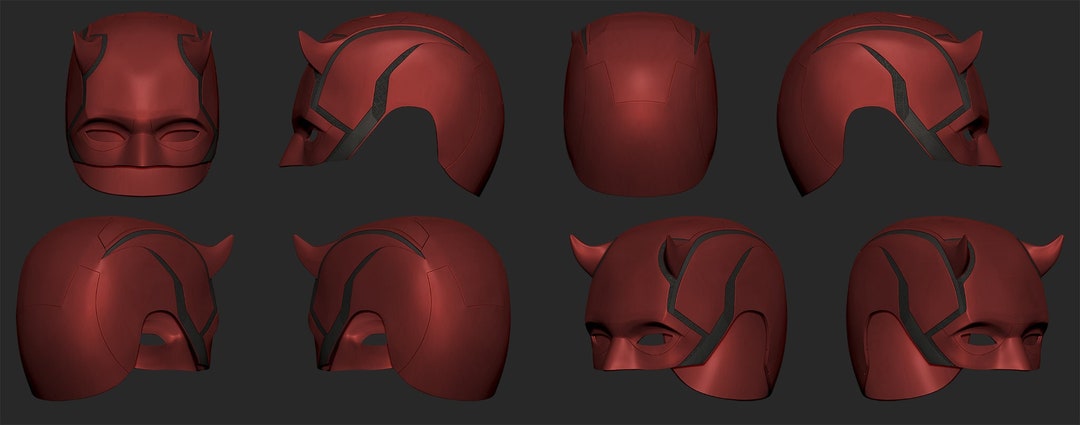Daredevil Cowl 3D Printing STL Files - Etsy