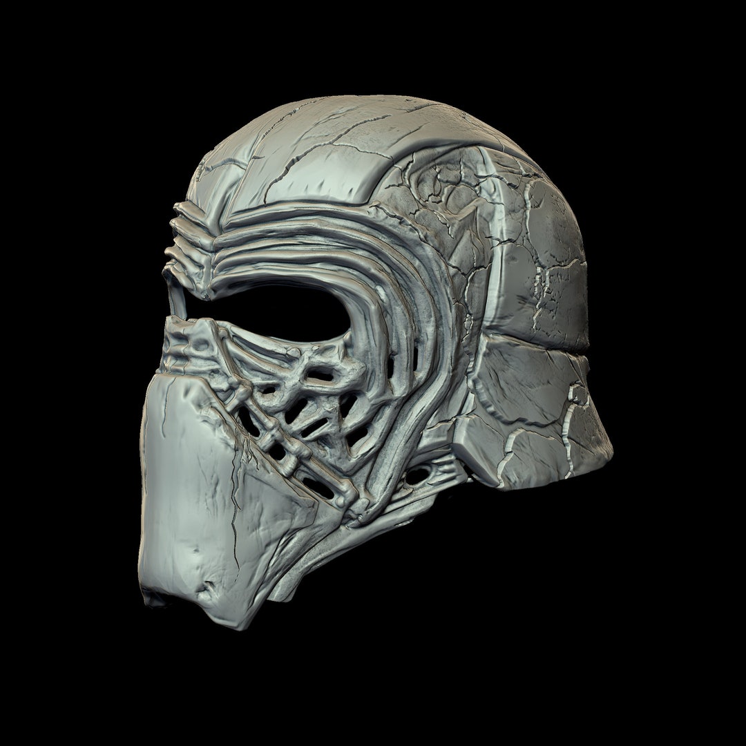 Kylo Ren Skull Helmet 3D Printing STL Files - Etsy