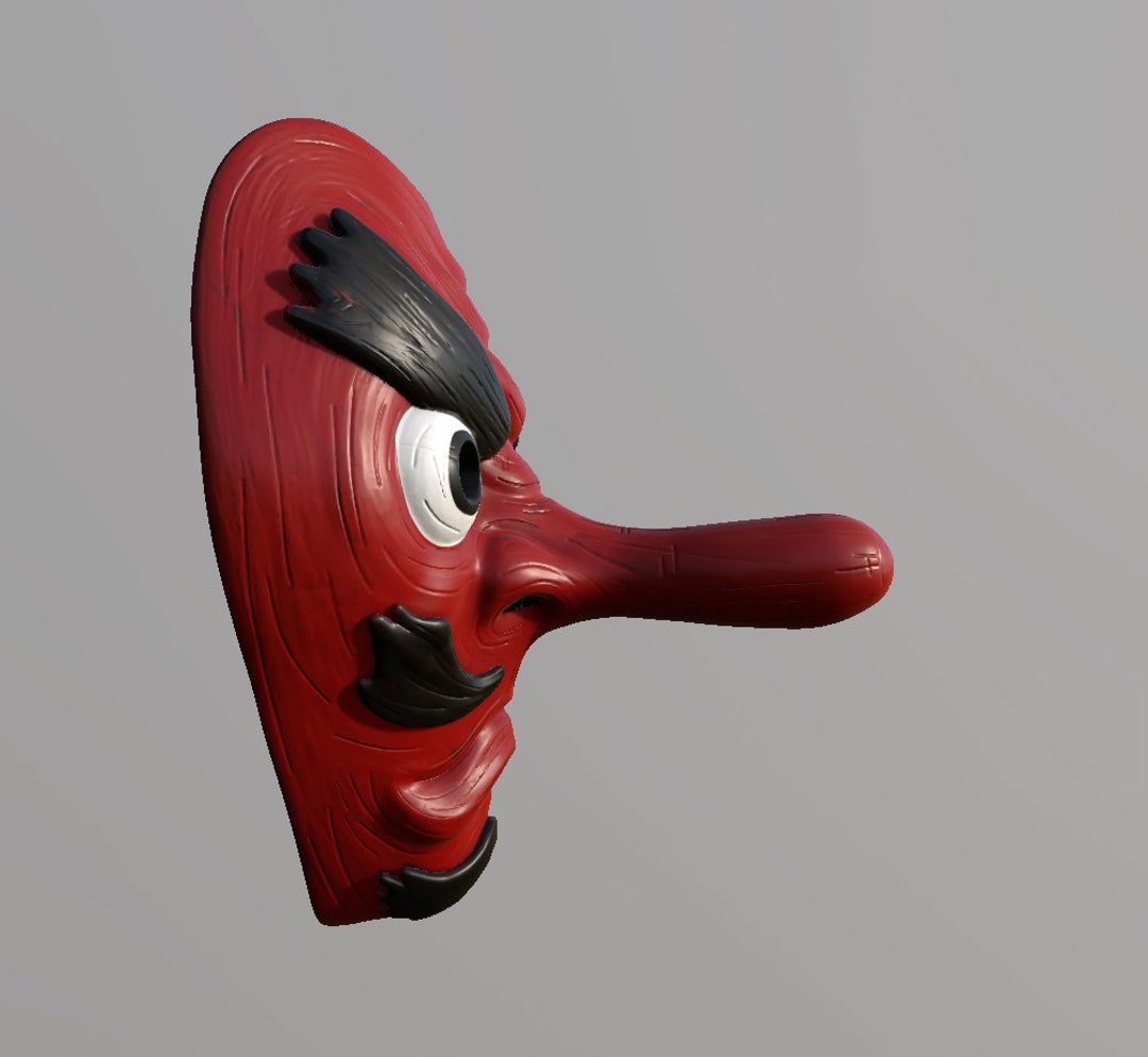 Urokodaki Mask Remake 3D Printing STL Files - Etsy