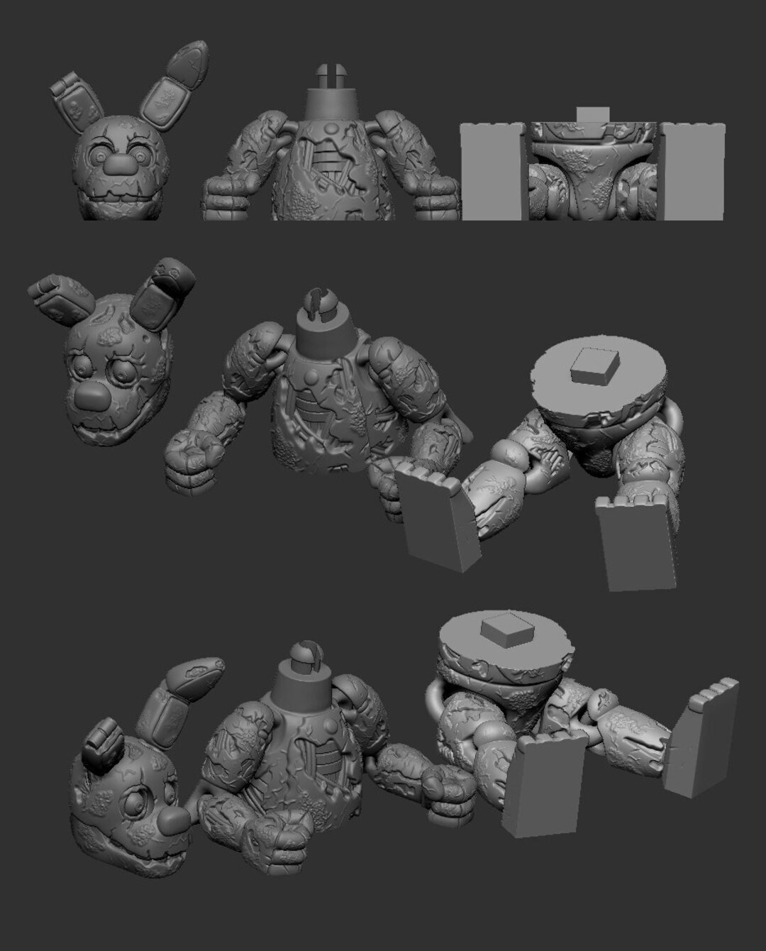Flexi Spring Trap FNAF 3D Printing Files - Etsy