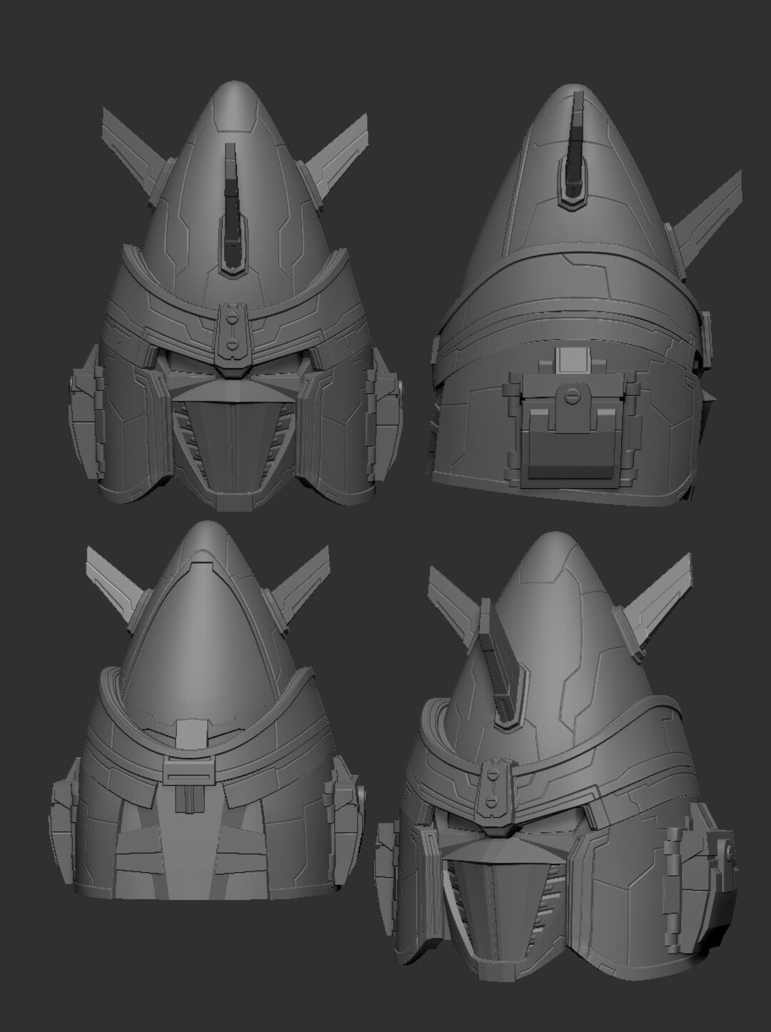 Voltes V Head 3D Printing STL Files - Etsy