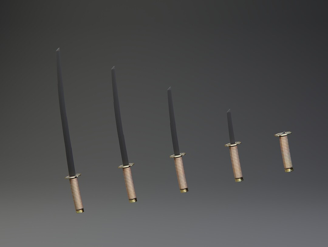 Yoriichi Collapsing Sword 3D Printing STL Files - Etsy