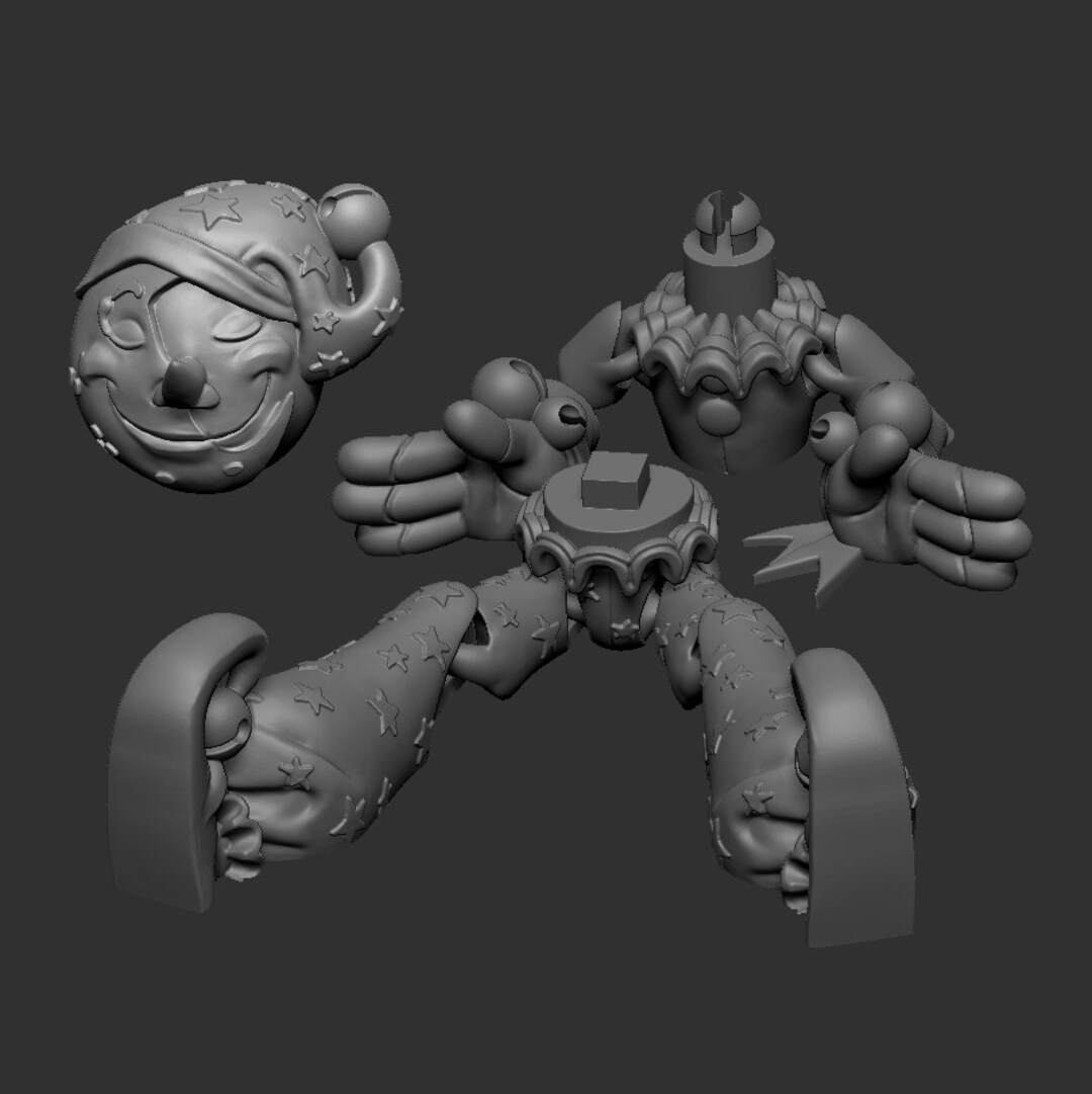 Flexi Moon FNAF 3D Printing Files - Etsy