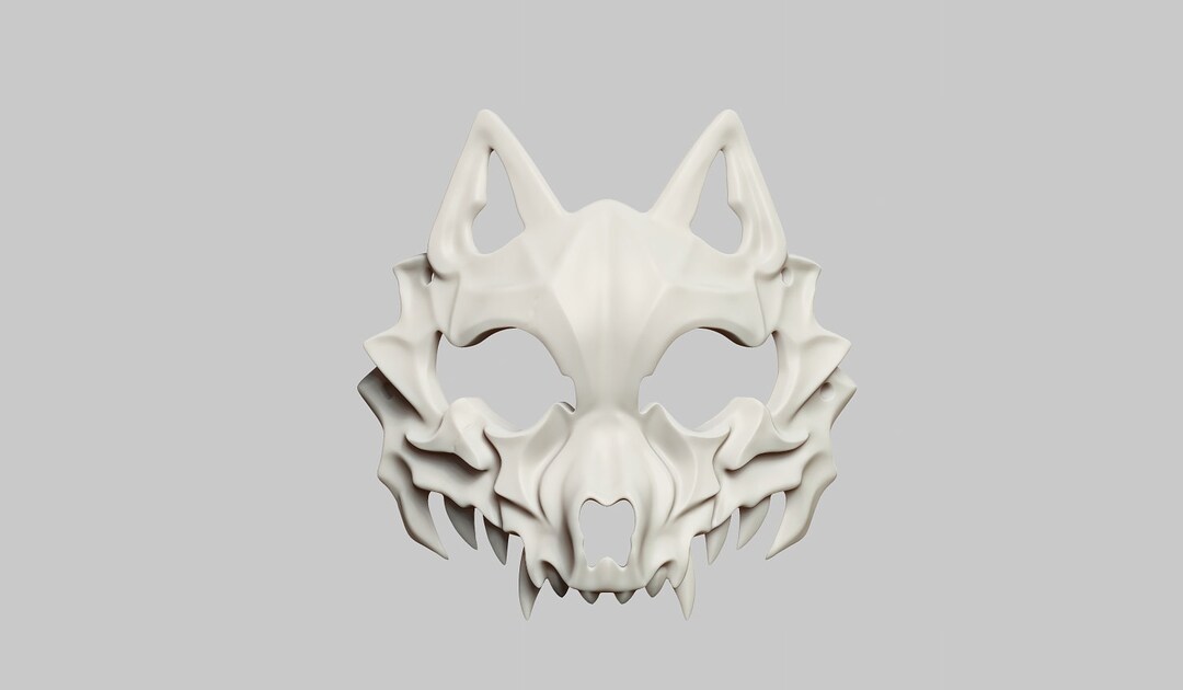 Fox Skull Mask 3D Printing STL Files - Etsy