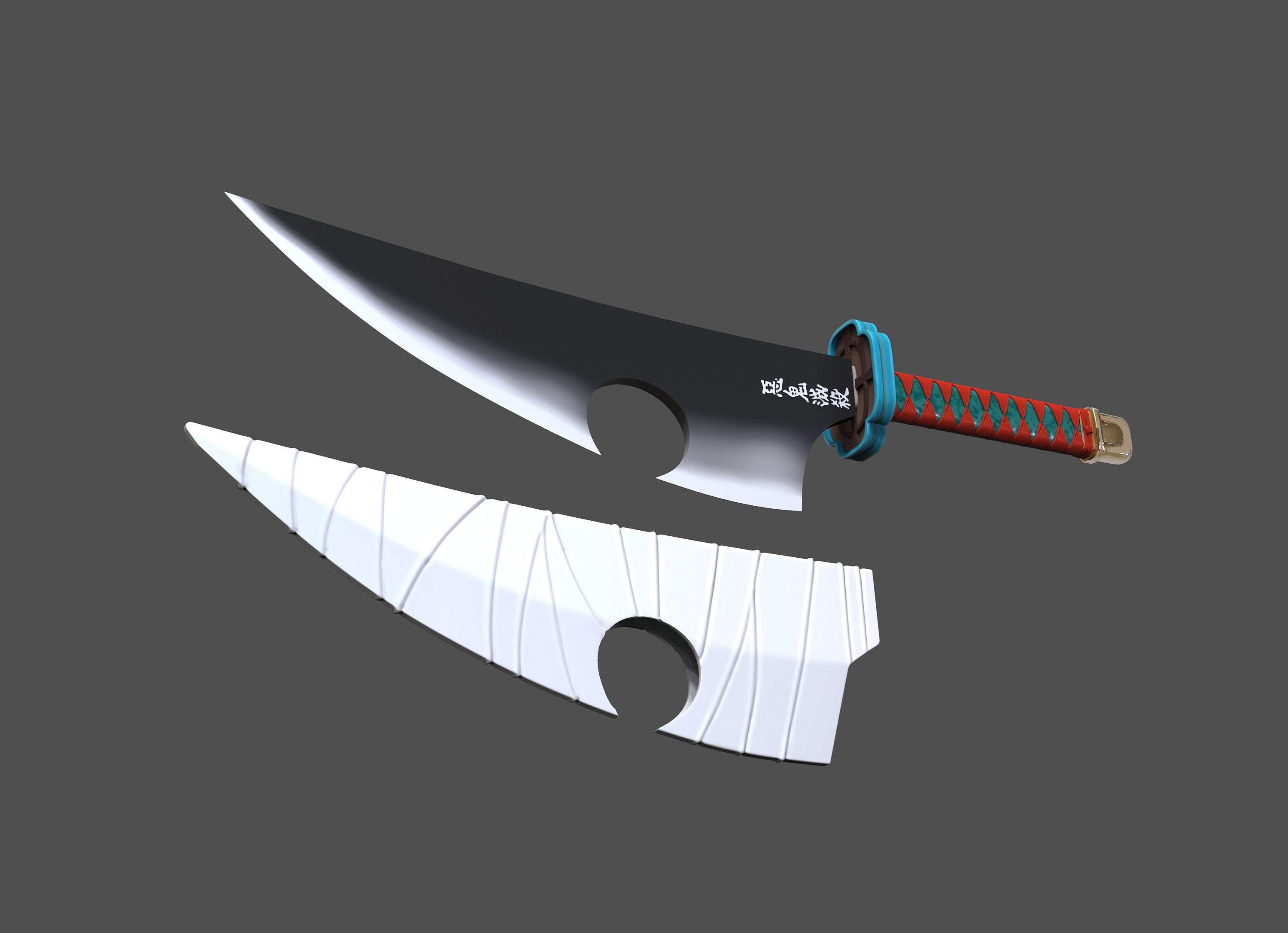 Uzui Sword 3D Printing STL Files - Etsy