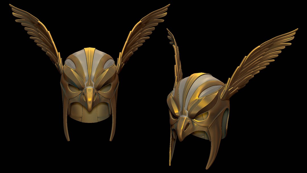 Hawkman Helmet 3D Printing STL Files - Etsy