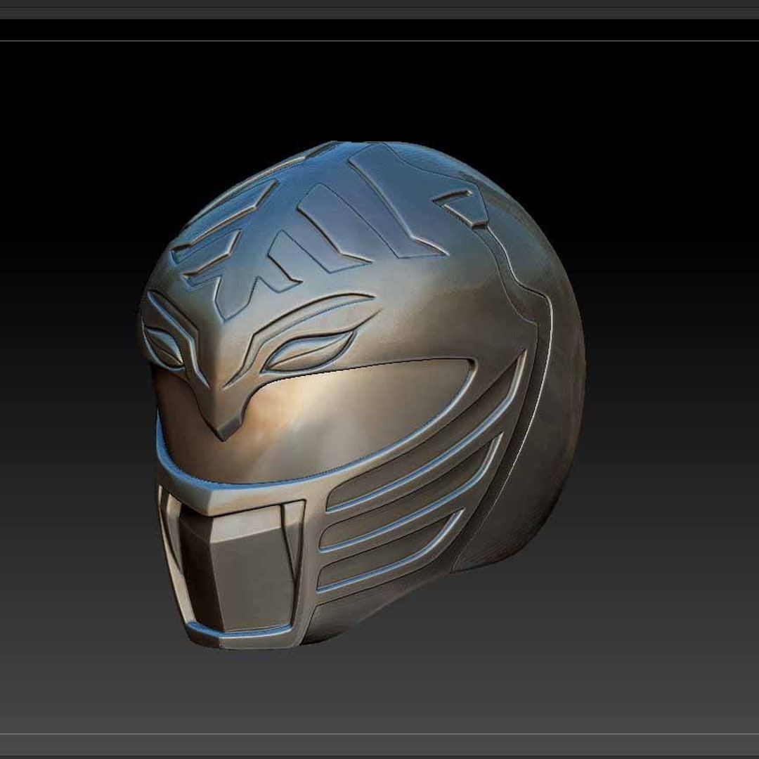 Movie Version White Ranger MMPR Helmet 3D Printing STL Files - Etsy