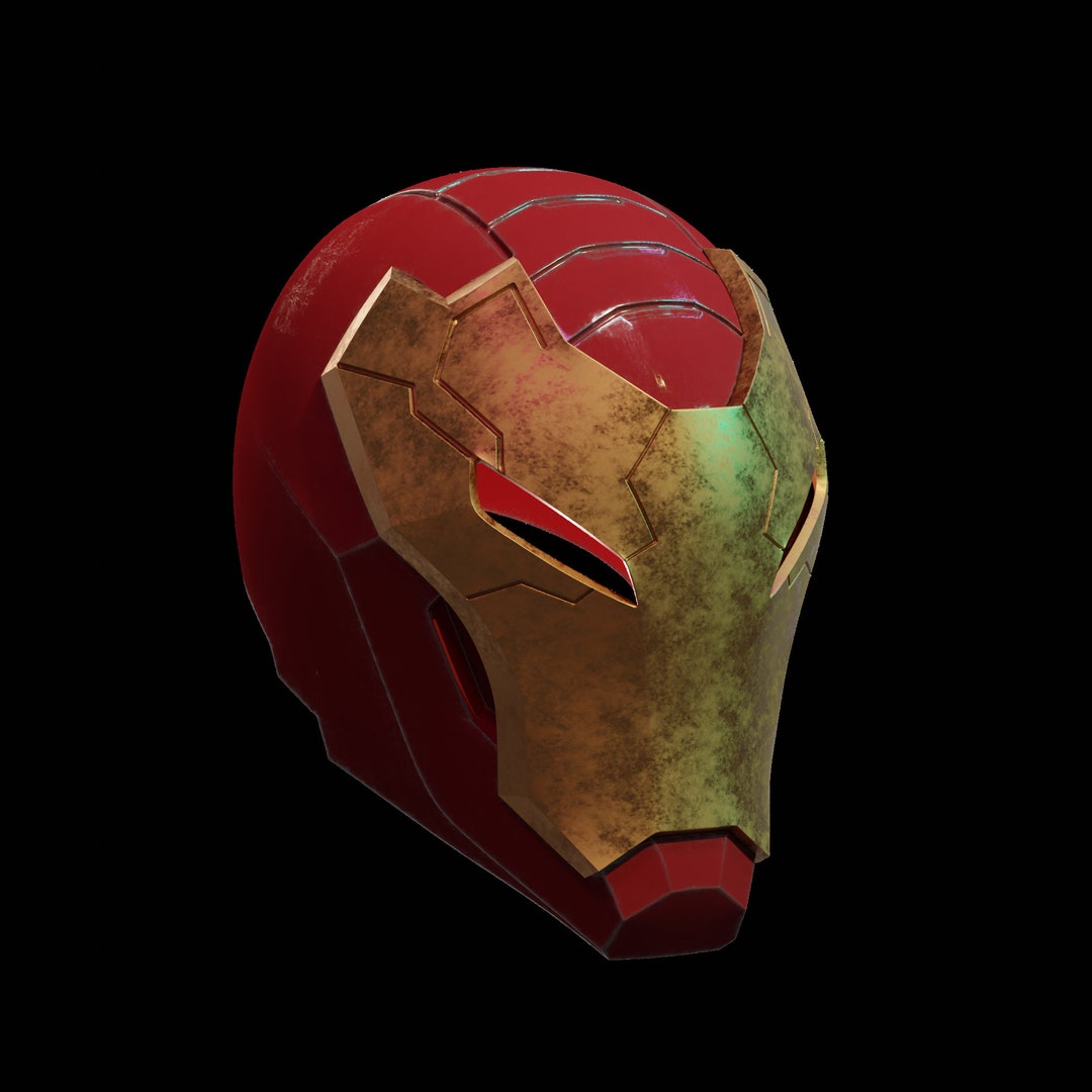 Marvel Rivals Iron Man Helmet 3d Printing STL File - Etsy
