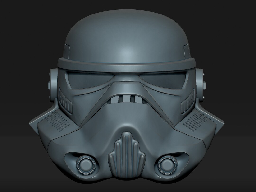 Phase Zero Dark Trooper Helmet 3D Printing STL Files - Etsy