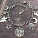 Witch Charm Bracelet, Wiccan Jewelry, Stainless Steel, Gothic ...