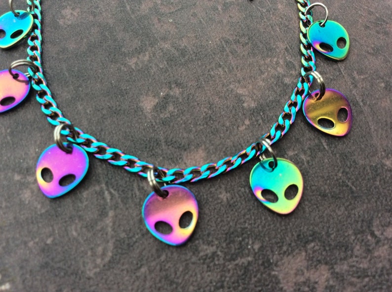 Alien Bracelet, Sci Fi Gifts, One of a Kind Bracelet, Space Lover ...