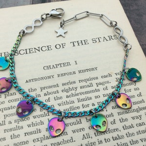 Alien Bracelet, Sci Fi Gifts, One of a Kind Bracelet, Space Lover ...