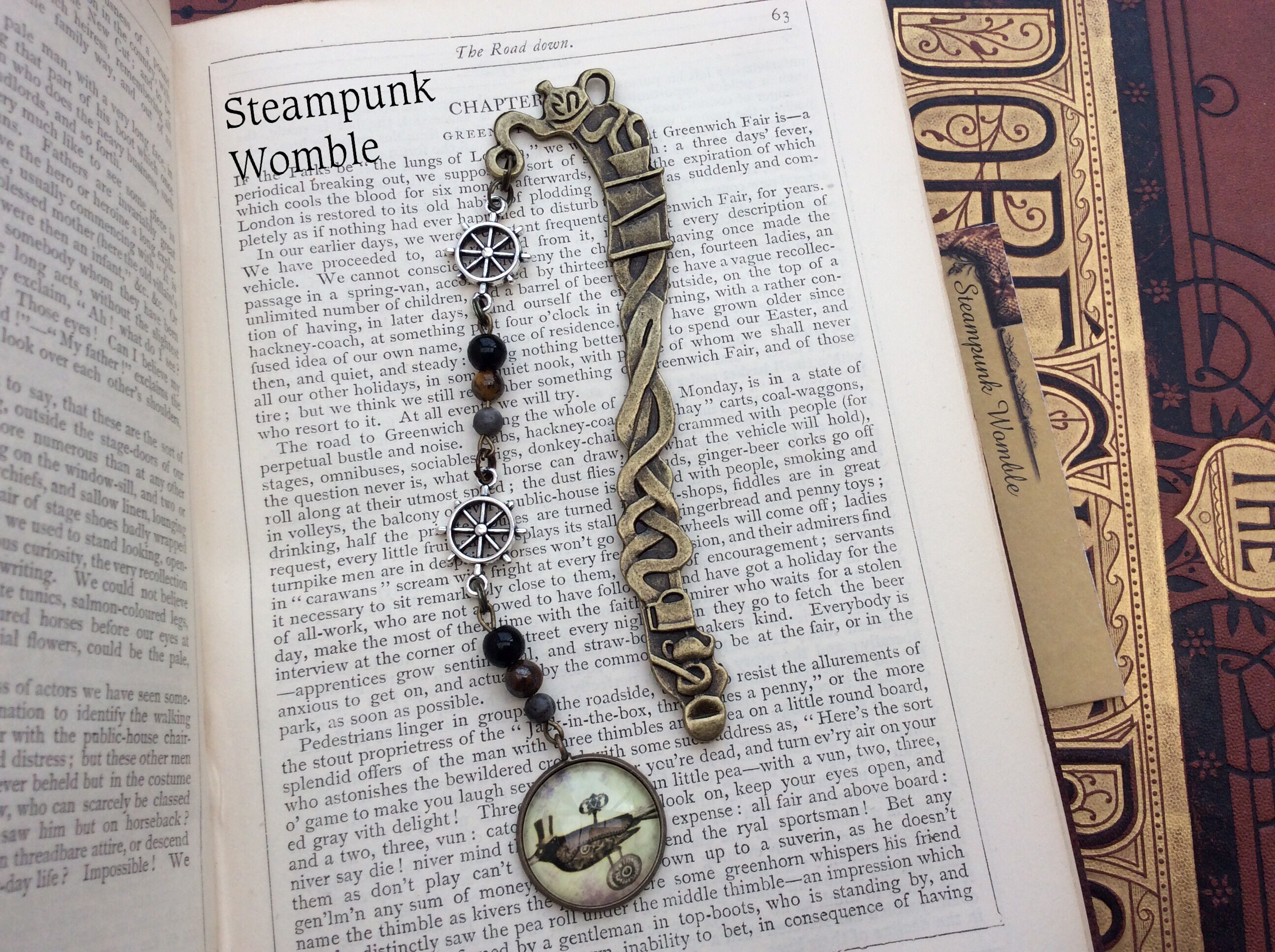 Steampunk Bookmarks Steampunk Bird Metal Bookmark Bird - Etsy