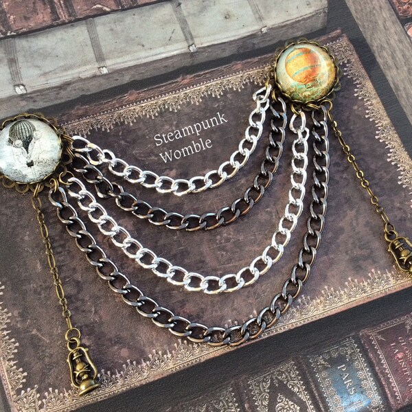 Cloak Fastener With Chain - Etsy