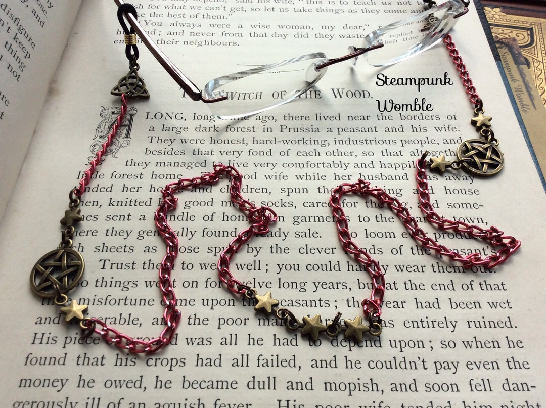 Glasses Chain Witchy, Sunglasses Chain, Goth Glasses Chain, Witchy ...