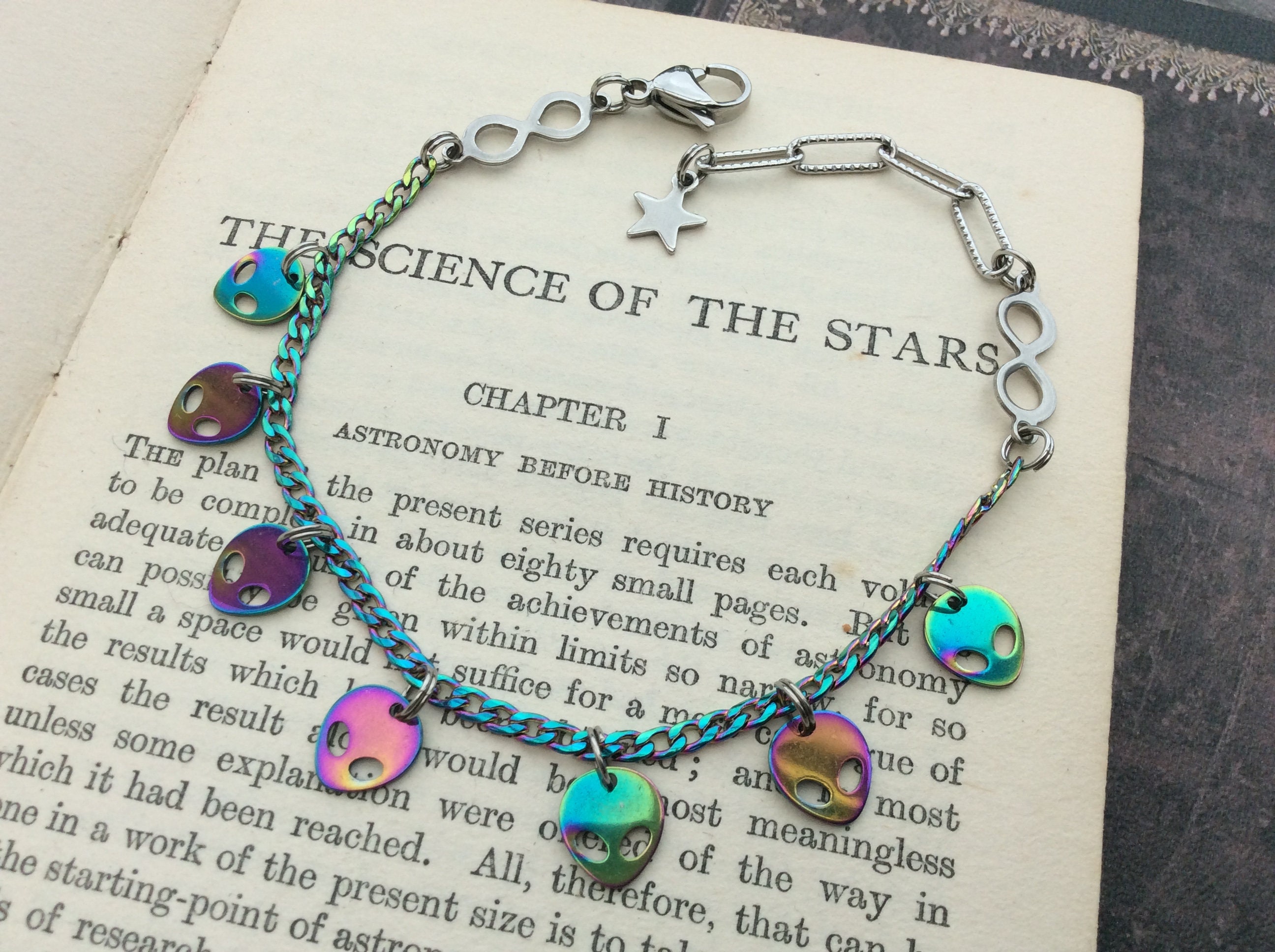 Alien Bracelet, Sci Fi Gifts, One of a Kind Bracelet, Space Lover ...