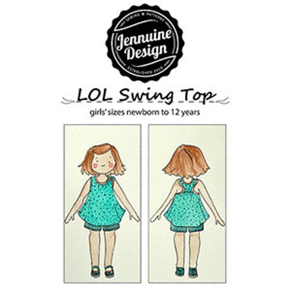 Lol Swing Top Sewing Pattern Newborn 12years | Etsy