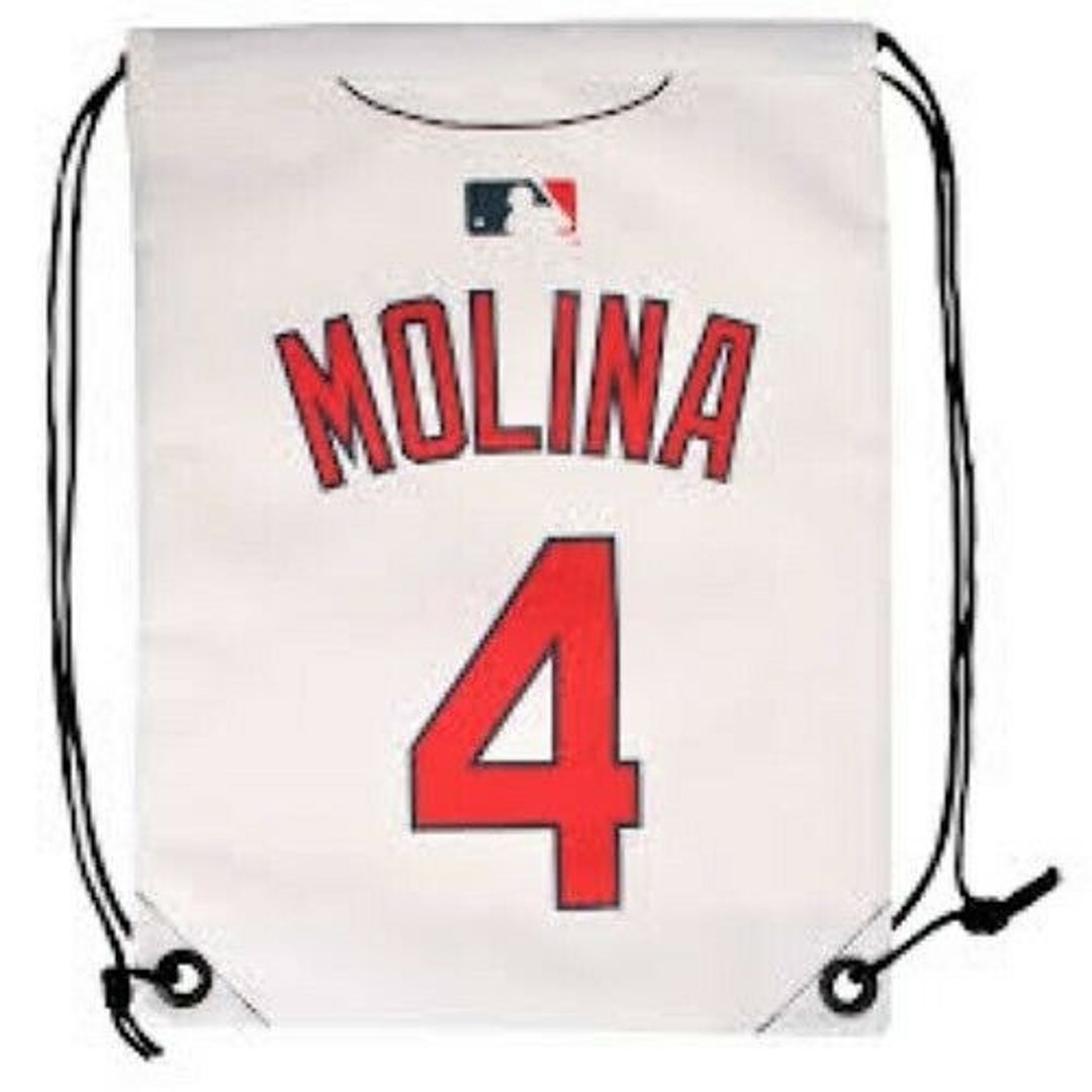 St Louis Cardinals MLB #4 YADIER MOLINA Backsack Bag Drawstring W/ Logo ...
